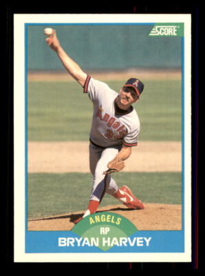 1989 Baseball 1989 Score Bryan Harvey California Angels #185 RC1 | eBay
