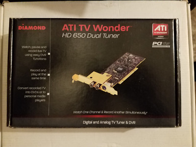 Diamond ATI TV Wonder HD 650 PCI Digital and Analog Dual TV Tuner and ...