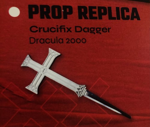 BAM Box Exclusive ! MINI PROP REPLICA Crucifix Dagger From Dracula 2000 ...