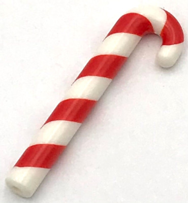 Lego New White Minifigure Candy Cane Xmas Christmas Piece | eBay