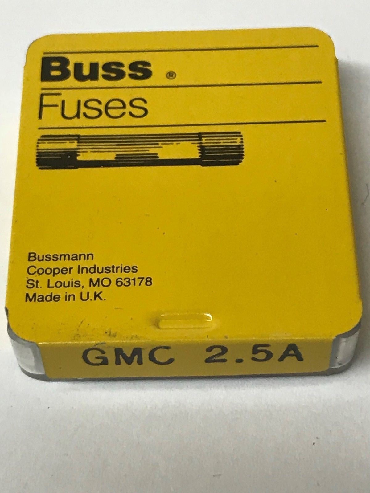 Buss GMC-2. 5A Fuse (Box of 5 Fuses) NEW (S4) | eBay