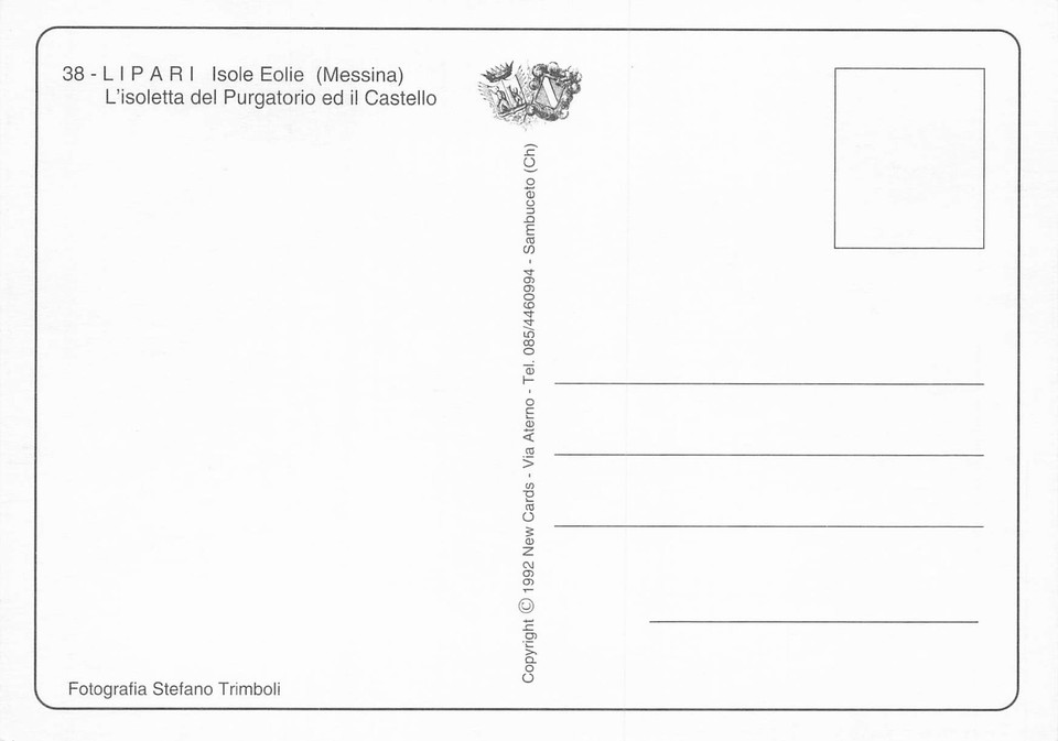 ITALIE LIPARI L ISOLETTE DU PURGATORIO ED IL CASTELLO | eBay