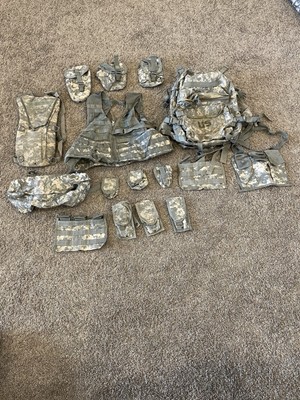 16pc Rifleman Kit MOLLE System ACU Complete Set USGI - Previously ...