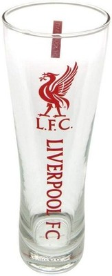 Liverpool FC Official Pint Glass – LFC Red Liverbird Logo – Soccer ...