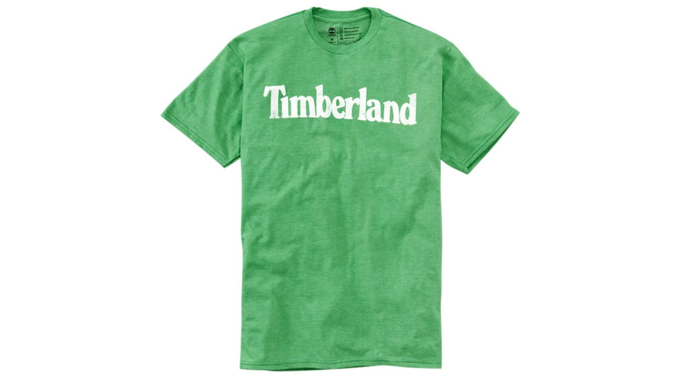 NWT Timberland Men's Faded Linear Logo Short Sleeve Crew Neck T-Shirt ...