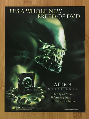 2003 Alien Quadrilogy Print Ad/Poster Official DVD/Bluray Promo ...