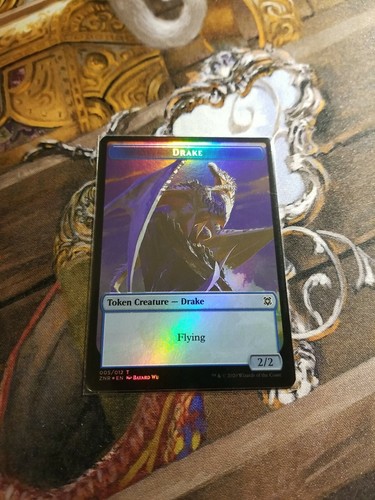 Drake / Goblin Construct Token Foil MTG Zendikar Rising - Pack Fresh ...