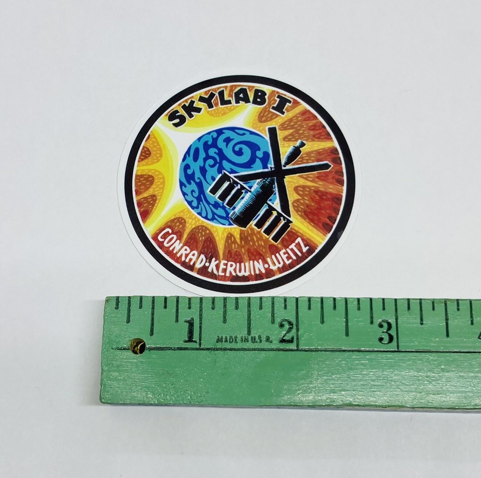 Skylab I Space Mission Sticker Vinyl Decal Moon Art Conrad Kerwin Weitz P1 | eBay