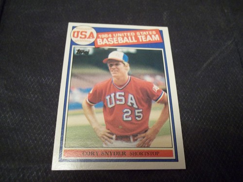 1985 Topps #403 Cory Snyder Rookie Team USA | eBay