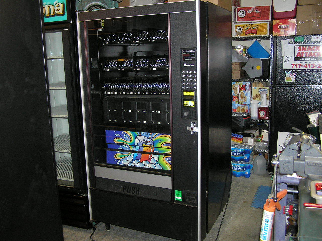 (AP) AUTOMATIC PRODUCTS LCM 1, 2, 3, 4 SNACK VENDING MACHINE BEZEL ...