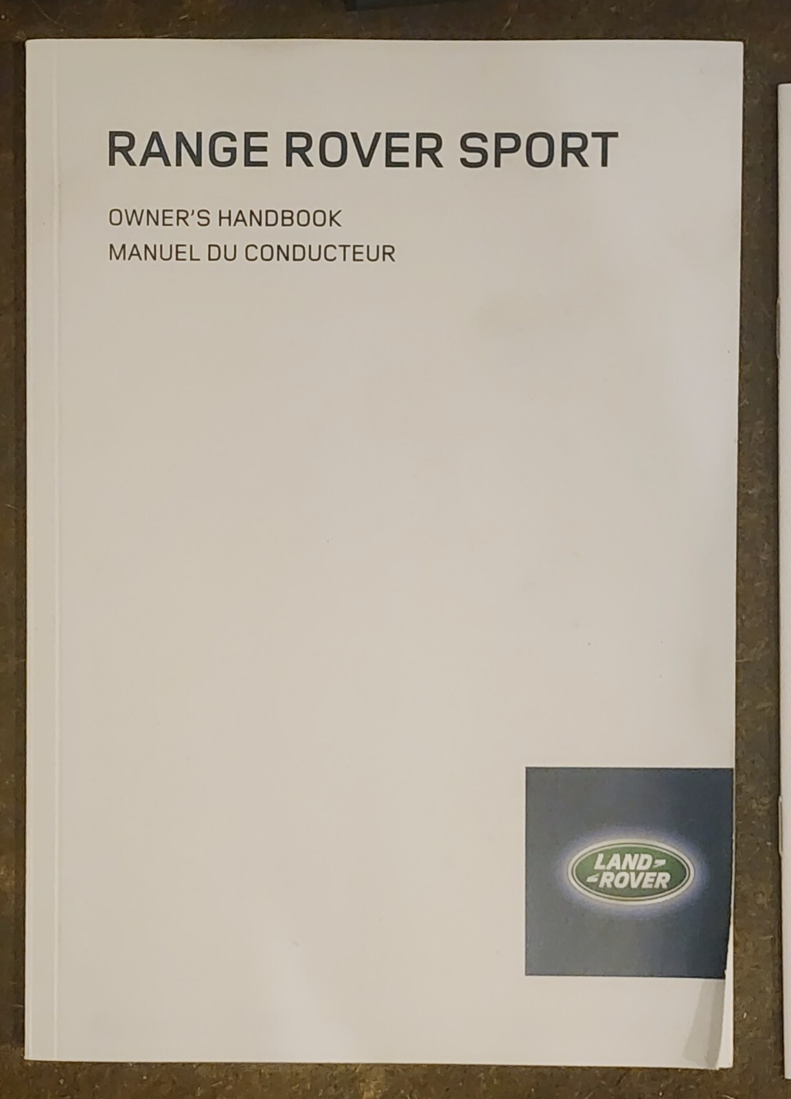 8pc Set OEM 2015 Range Rover Sport Owners Manual w/ Leather Case ...