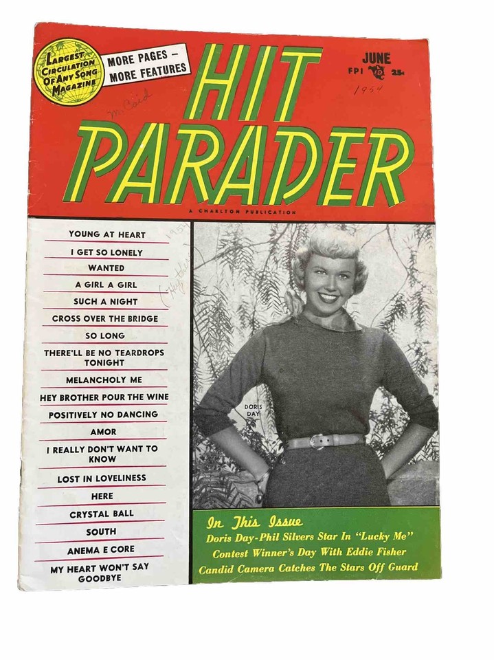 3 Vintage Hit Parader Magazines 1950s ~ Frank Sinatra + More Stars | eBay