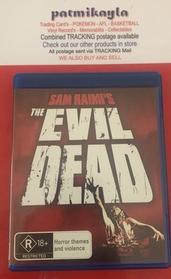 The Evil Dead Blu-ray 1981 HORROR Like New Sam Rami Region ...