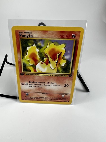 Ponyta Team Rocket 1st Edition 64/82 WOTC Pokemon Card LP- | eBay