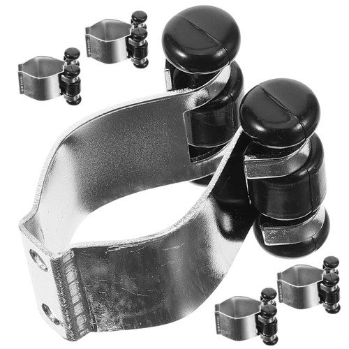 5 Pcs Wall Mounted Pool Stick Rack Pole Clip Holder Fishing Rod Fixing ...