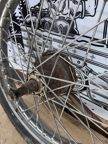 Hallcraft 18” Mini Drum Brake Spool Wheel Chopper Shovelhead Pan ...