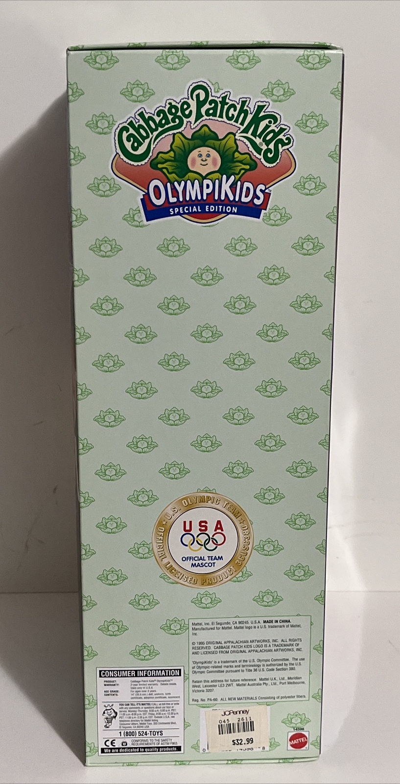 NEW 1996 Cabbage Patch Kids Special Edition OLYMPIKIDS *BASKETBALL* Bea ...