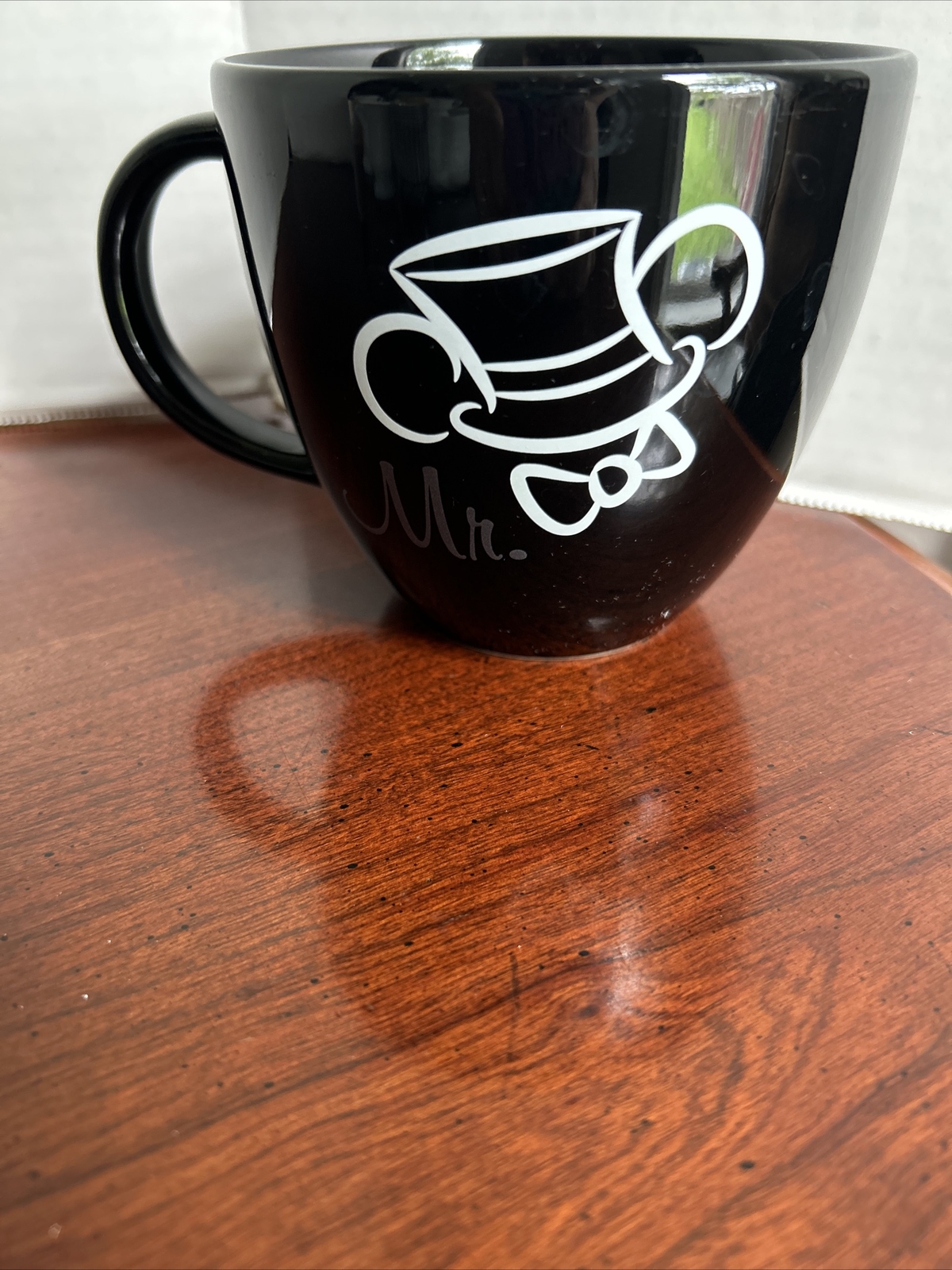 Disney Park Mr. Mickey Mouse Groom Coffee Mug Black F760-Wedding VG | eBay