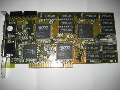 3Dfx Voodoo 2 PCI Card 12M RAM Vulcano 3DX2000 110 MHz Video RAM Works ...