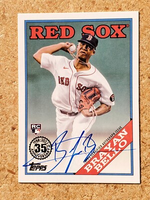 Brayan Bello 2023 Topps Series 2 1988 Anniversary Rookie Auto RC #88BA ...