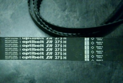 Transmision belt Optibelt ZR 375 H - 4 pcs | eBay