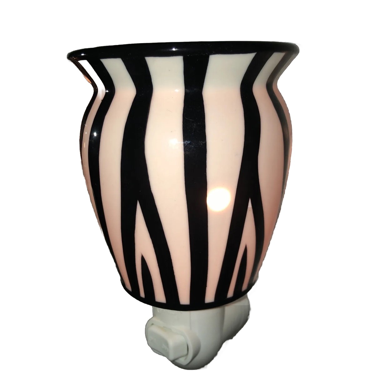 Zebra Print Night Light Bedside Desk Lamp LED Zebra Stripe Table