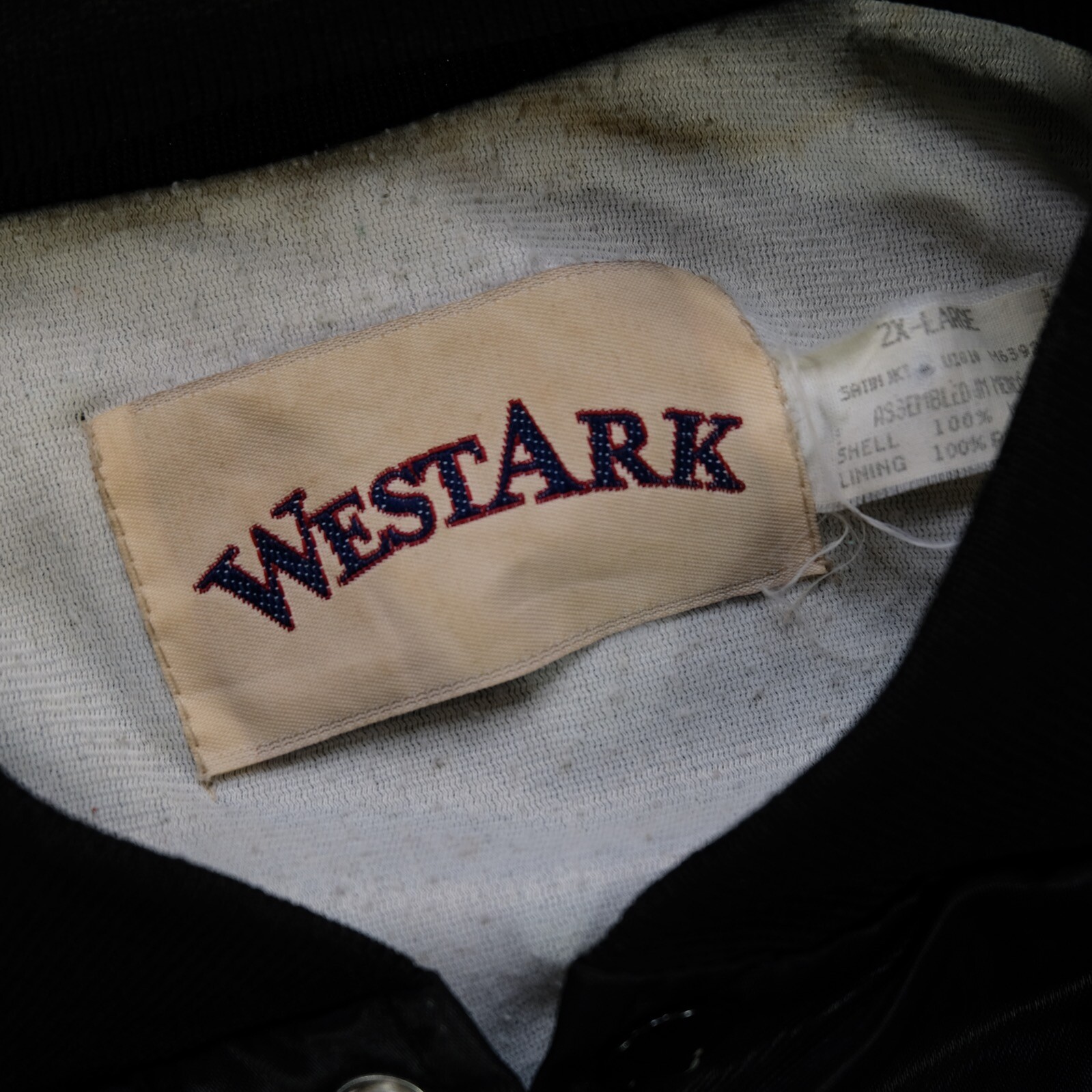 Rare VTG WESTARK Chevrolet The Heartbeat of America Varsity Satin ...
