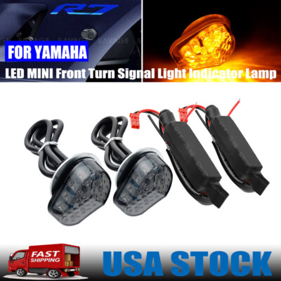 LED MINI Front Turn Signal Light Indicator Lamp Fit For YAMAHA YZF R7 ...