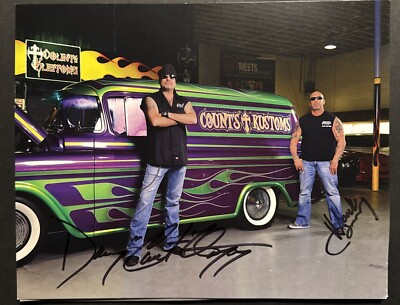 Danny Koker & Kevin Mack Signed 8 X 10 Photo Autographed Counts Kustoms ...