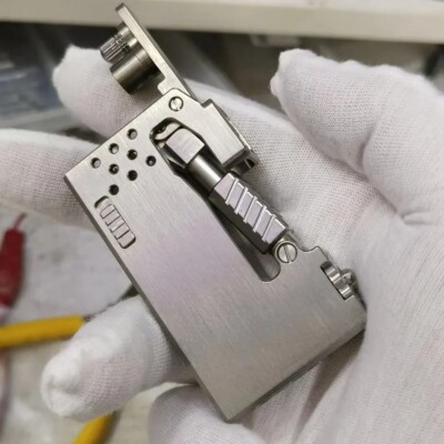 Titanium Lighters Retro Windproof One-click Ejection Kerosene Lighters ...