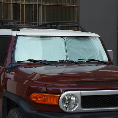 Foldable Windshield Sun Shade Cover For Toyota FJ Cruiser Front Window ...