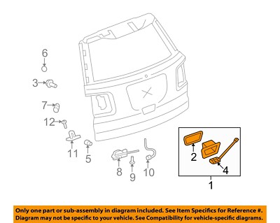 GM OEM Lift Gate-Handle, Outside 20880122 | eBay