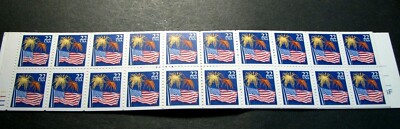 US Booklet Panes Scott# 2276a Fireworks/ Flag MNH Bk.156 (See Note ...