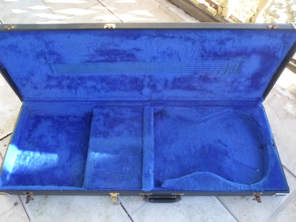 Vintage 1980's Gibson Les Paul SG Black Rectangular Hard Case | eBay