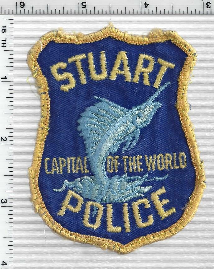 Stuart Police (Florida) 1st Issue Uniform Take-Off Shoulder Patch | eBay