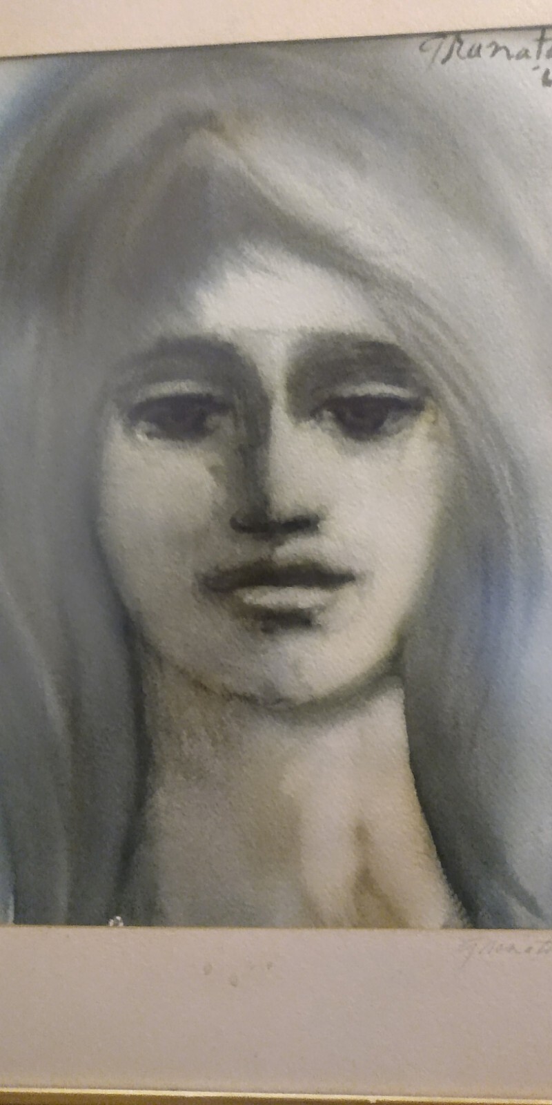 Vintage 1964 JOSEPH GRANATA Original Watercolor Painting Haunting ...