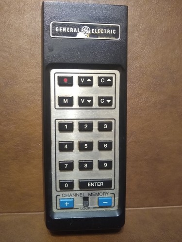 Genuine OEM Vintage GE TV Remote Control EP62X120 Hard to Find Untested ...