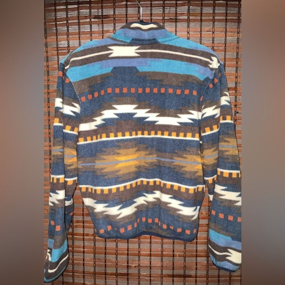 Boys Cinch Aztec Patterned Fleece Pullover Size Large (12) | eBay
