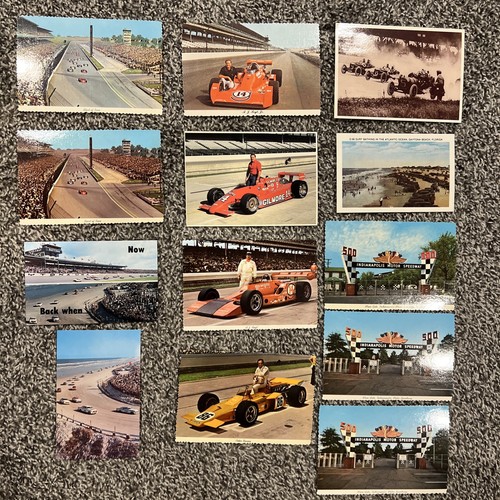 Vintage 1970s Indianapolis Motor Speedway Post Card Lot of 13 W/2 .10 ...