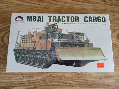 LNIB, Blue Tank - WWII American M8A1 Tractor Cargo, 1/35 Scale Model ...