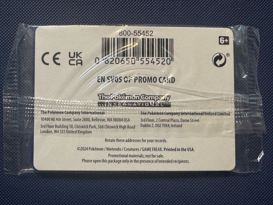 2023 Pokemon Professor Program Stamped Holo Energy SVE Scarlet & Violet ...