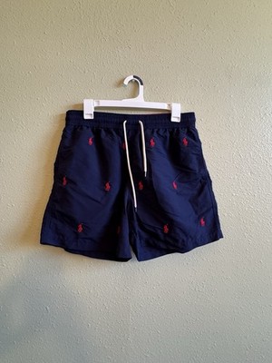 Polo Ralph Lauren Men's Navy Blue Swim Trunks Shorts Large | eBay