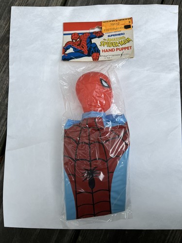 1978 AMAZING SPIDER-MAN HAND PUPPET Marvel Comics Group | eBay