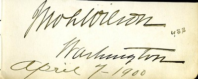 JOHN LOCKWOOD WILSON - SIGNATURE(S) CIRCA 1900 | eBay UK