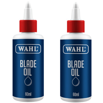 2 x Wahl Clipper and Trimmer Oil 60ml Hair Clipper Blade Trimmer ...