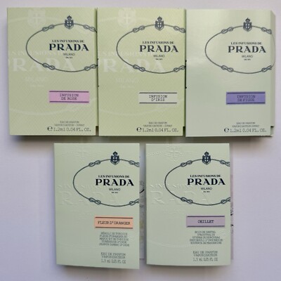 Les Infusions De Prada Women’s Perfume Collection Sample Spray Vials ...