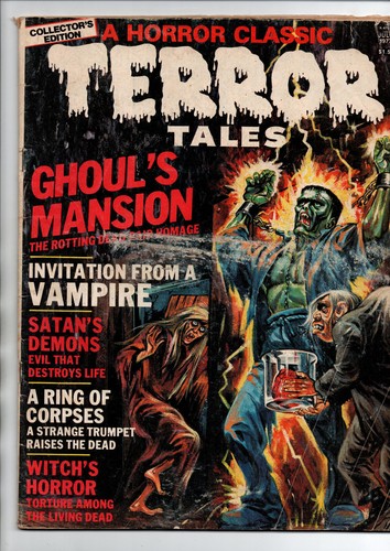 Terror Tales vol.8 #2 - Horror Magazine - Eerie - 1977 - GD/VG | eBay