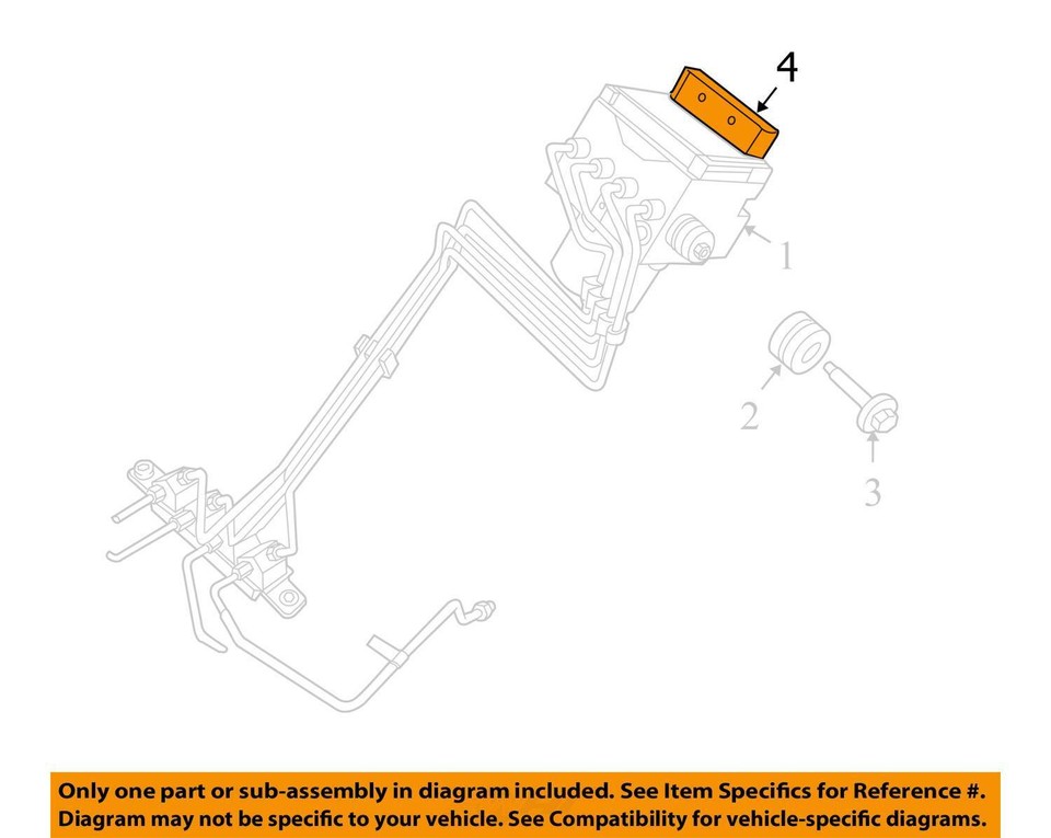 AWD 2006 2007 2008 Honda Pilot ABS Anti-Lock Brake Pump Module Break ...
