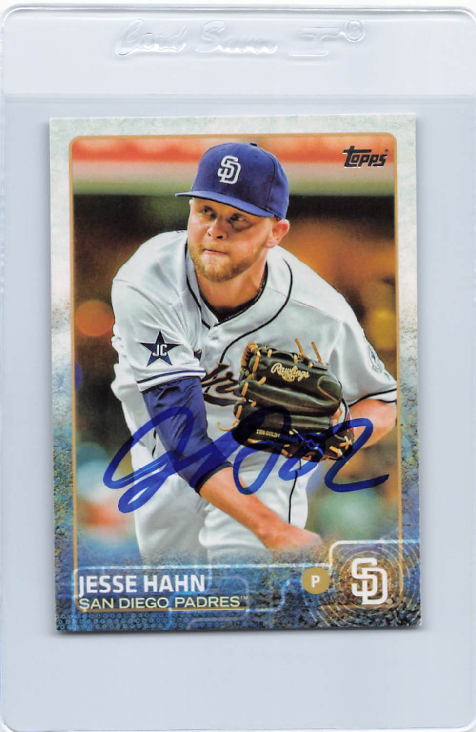 2015 Topps #145 Jesse Hahn Padres Signed Auto *J4200 | eBay