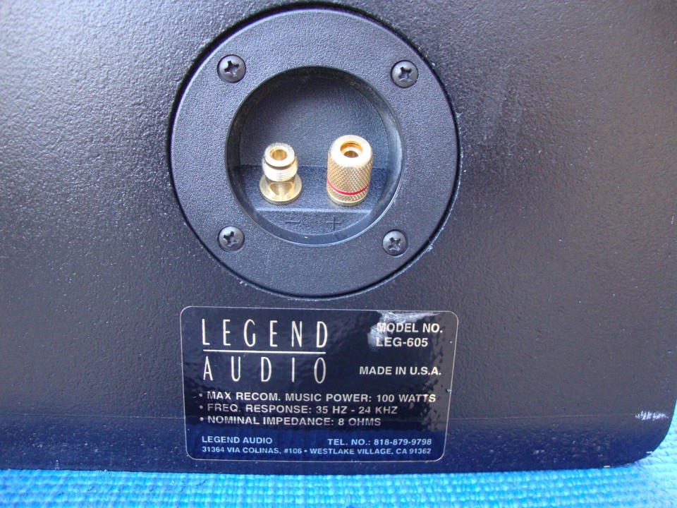 Beautiful Pair of Legend Audio LEG-605 Bookshelf/ surround speakers | eBay